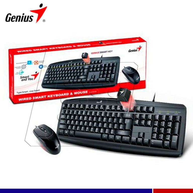 Teclado y mouse marca GENIUS modelo SMART KM200 - BGS Bolivia Store